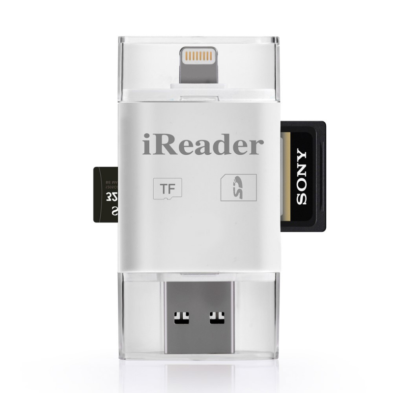 iReader Lightning/USB čítačka pamäťových SD / micro SD kariet pre ...